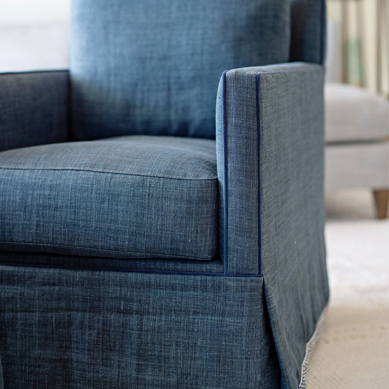 Upholstered Square Swivel Chair– Coley Home