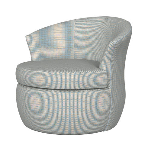 Upholstered Small Swivel Chair – Coley Home