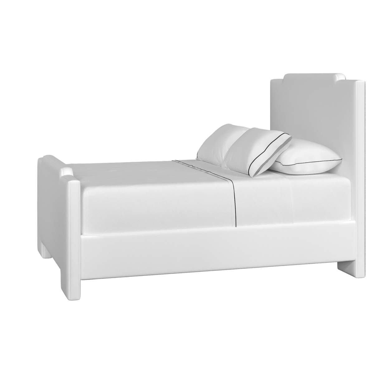 Upholstered Wood Bed Frame – Coley Home