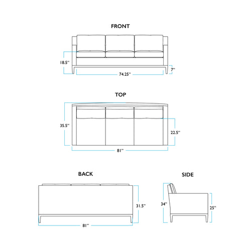 The Upholstered Logan Sofa – Coley Home
