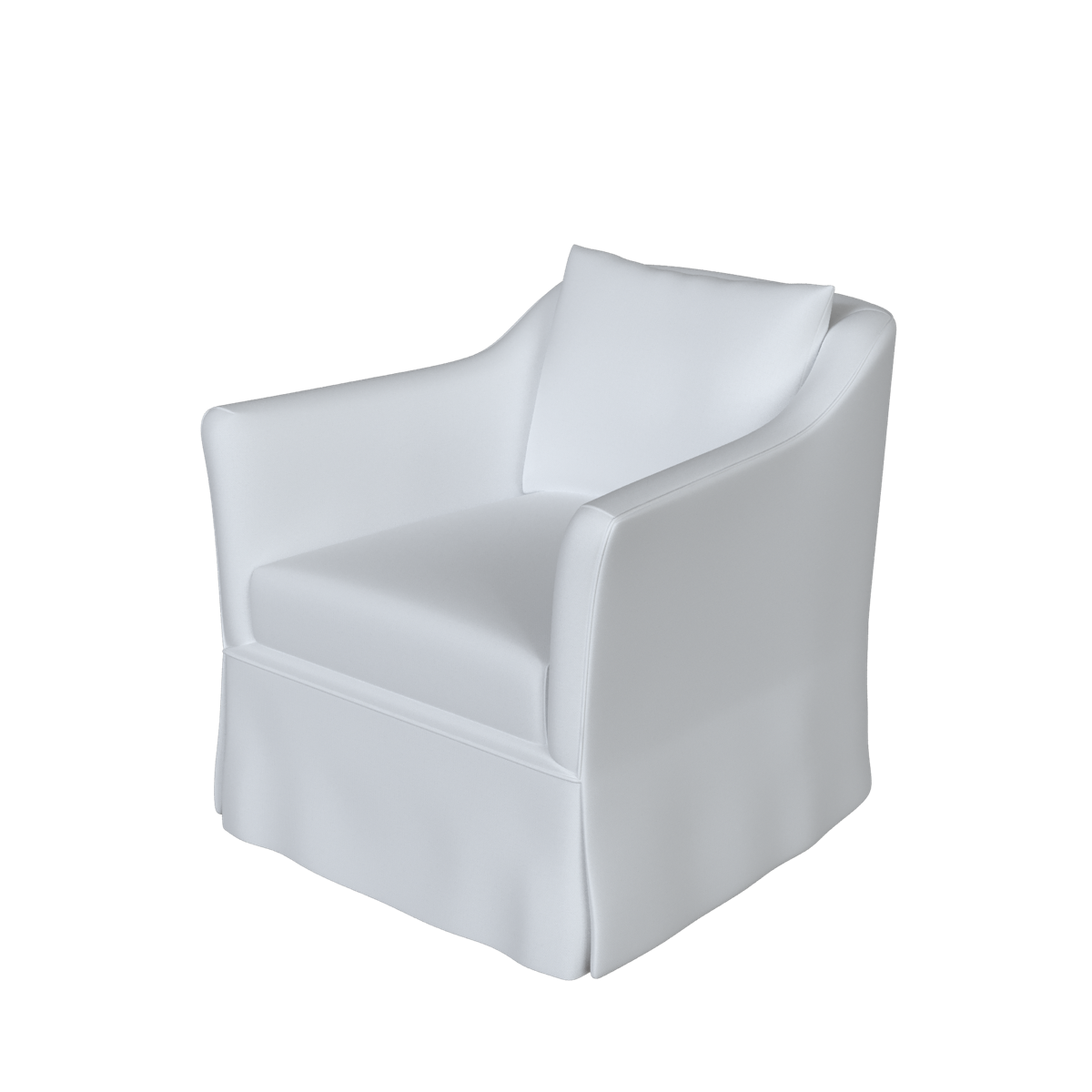 Upholstered Square Swivel Chair– Coley Home